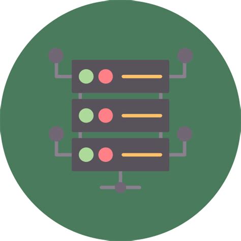 Database Generic Color Fill Icon