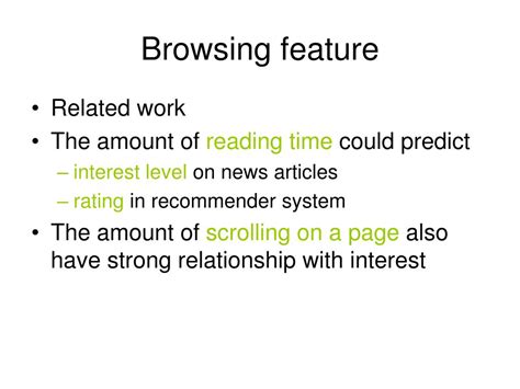 Ppt Learning User Interaction Models For Predicting Web Search Result Preference Powerpoint