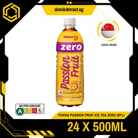 Pokka Passion Fruit Zero 500ml X 24 Bottle Absolute Mart