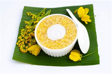Premium Photo Thai Dessert Sweet Mung Bean Porridge