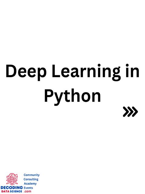 Deep Learning Python 1741606882 Pdf Deep Learning Learning