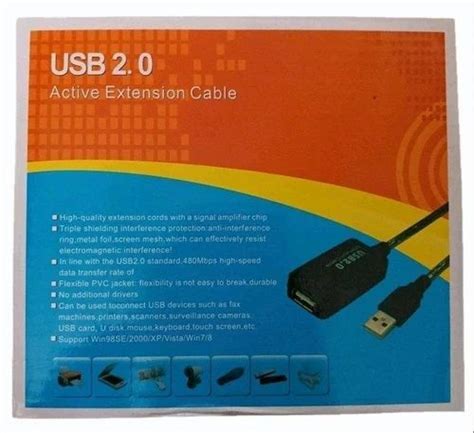 10 Meter Usb 2 0 Extension Cable At ₹ 350 Piece Usb Male To Female Cable In Secunderabad Id