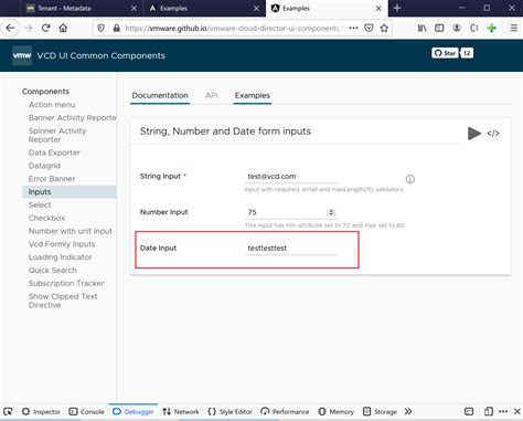 no validation message shown for vcd form input with type datetime local and choose datetime