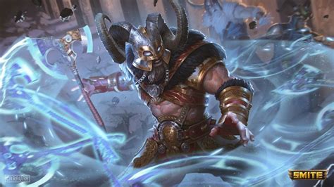 Smite Night Watch Heimdallr Caravan Viking Art Super Powers Art Norse Mythology