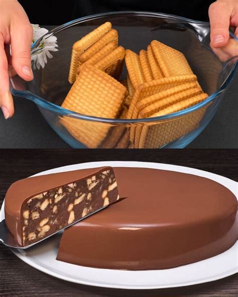 No Bake Chocolate Biscuit Cake Recepten Zonder Bakken Lekker Eten Desertrecepten