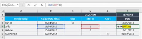 Como Subtrair E Somar Datas No Excel Smart Planilhas