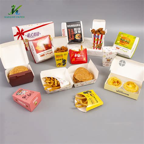 China Environmentally Friendly Fried Chicken Take Away Box Fries Burger