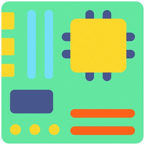 Motherboard Cpu Gpu Technology Electronics Computer Icon Download On Iconfinder