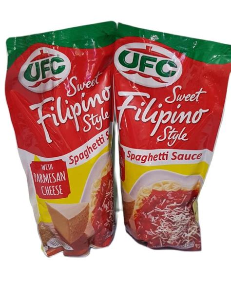 Ufc Brand Spaghetti Sauce Sweet Filipino Style With Parmesan Cheese