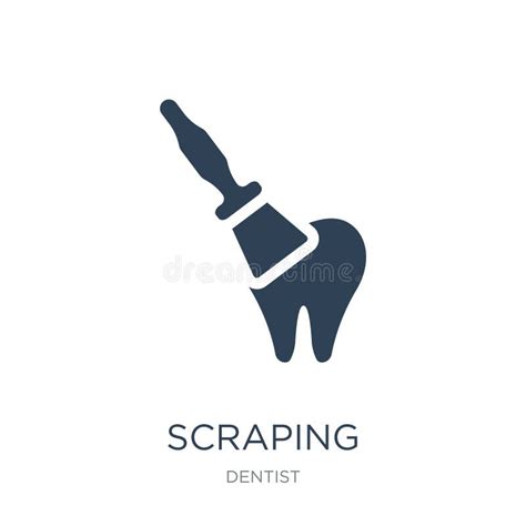 Scraping Icon In Trendy Design Style Scraping Icon Isolated On White Background Stock Vector