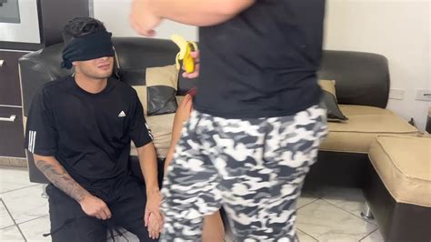 Dating Couple Accept The Eyes Covered Game But Its All A Hoax To Shag The Pretty Girlfriend Ntr