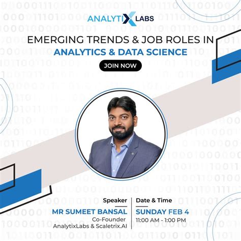 Analytixlabs On Linkedin Masterclass Invitation Data Dataanalytics Datascience Emergingtrends