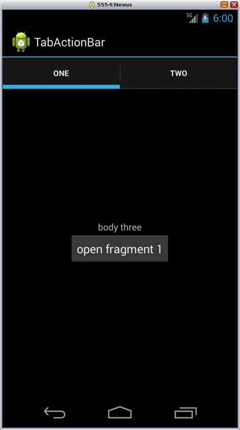 Replacing A Fragment In A Tab Layout With An Actionbar Luca Zanini