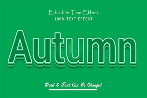 Premium Vector Text Effect Font Style Fully Editable Eps File