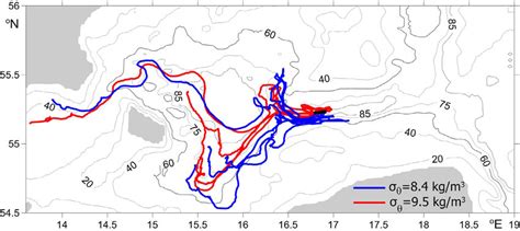 Backwards Time Trajectories Of Neutrally Buoyant Lagrangian Particles Download Scientific