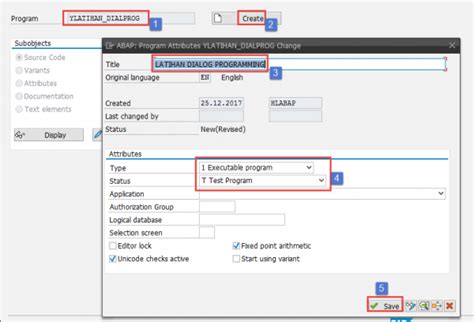 Dialog Programming Abap Create Screen Ilmuprogramcom