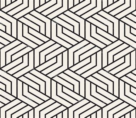 Vector Seamless Pattern Modern Stylish Abstract Texture Repeating Geometric Tiles Stock