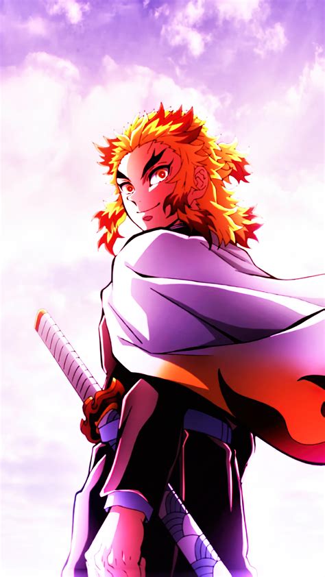 🔥 Free Download Kyojuro Rengoku Katana Sword Flame Pillar Demon Slayer