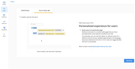 How To Use Form Rules On Your Form 123FormBuilder Help