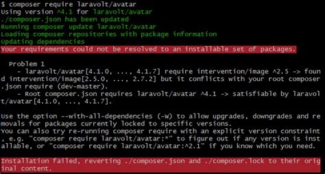 Error While Install Laravolt · Issue 139 · Laravoltavatar · Github