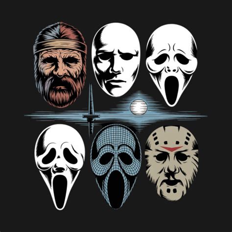 Pop Threads Horror Masks Monster Scary Movie Halloween Spooky Youth