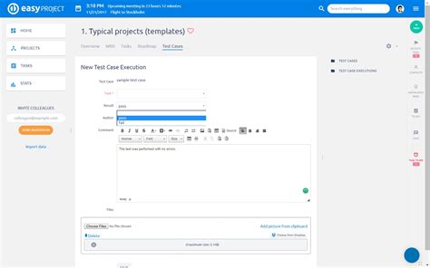 Test Cases Easy Project