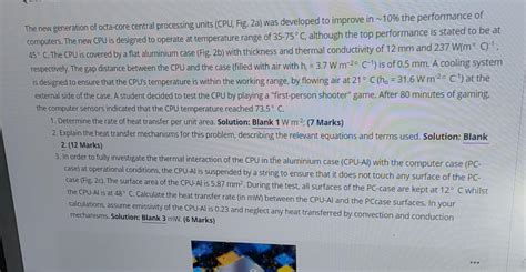 The New Generation Of Octa Core Central Processing Chegg Com