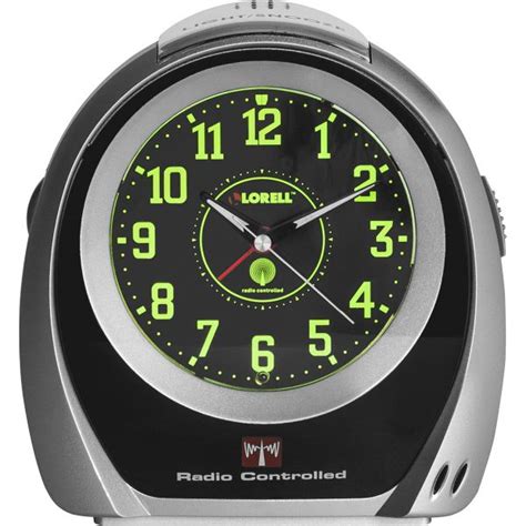 Lorell Atomic Set Alarm Desk Clock LLR60999 OfficeSupply Com