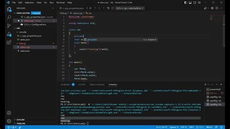 Part 7 Access Specifierspublic Private Protected In C Youtube