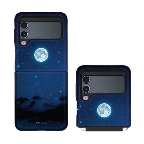 나인어클락 문 달 갤럭시 Z 플립4 플립3 카드 수납 도어범퍼 케이스 감도 깊은 취향 셀렉트샵 29cm