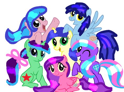 Mlp My Oc Mane 6 By Camcamce On Deviantart