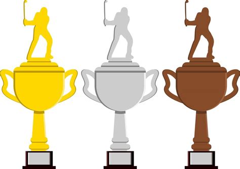 Golf Trophy Perfect For Design Project 6131949 Vector Art At Vecteezy