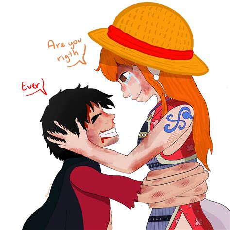 Nami X Luffy Kiss