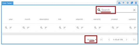 Customize Data Table Component Ui Builder Backendless Support