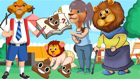 حدوتة الاسد سمبا بقى بيبي وعمل بيبي على نفسه حواديت كرتون Youtube