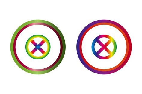 Prohibited Icon Isolated Gradient Sign Symbol Vector Illustration