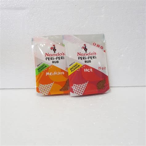 Jual Nandos Peri Peri Rub Hot Medium 25 Gr Shopee Indonesia