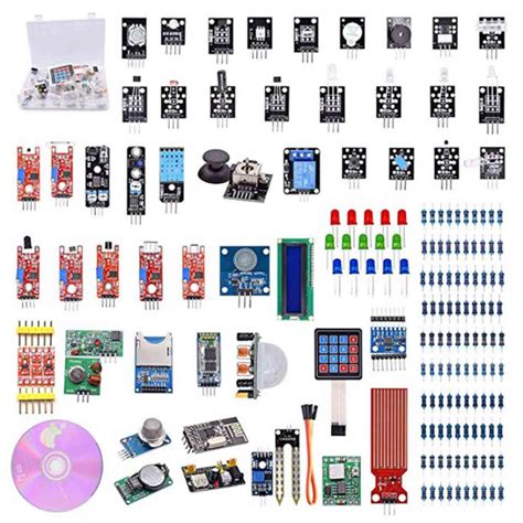 51 Kinds Sensor Kit Nyereka Tech Electronic Components One Stop Shop Stem And Iot