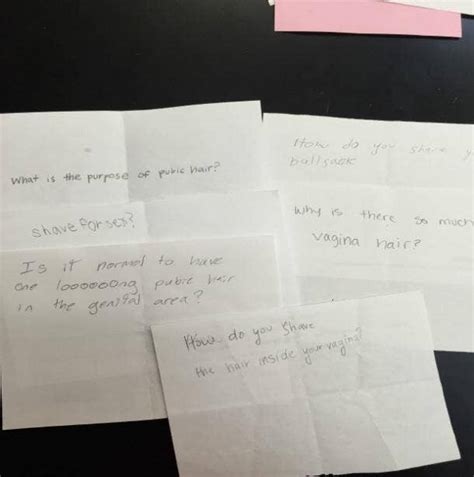 We Need Sex Education 10 Sex Questions From 9th Graders Yourtango