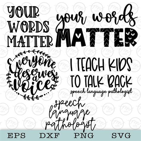 Speech Language Pathologist Svg Spl Svg Svg Png Dxf Spl Etsy Speech