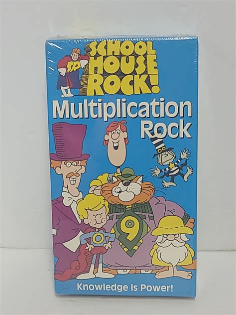 Schoolhouse Rock Multiplication Rock Vhs 1995 For Sale Online Ebay