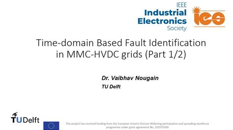 C3 Time Domain Based Fault Identification In Mmc Hvdc Grids Part 1