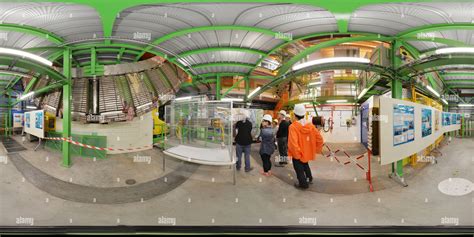 360° View Of Cern Lhcb Open Days 2013 Alamy