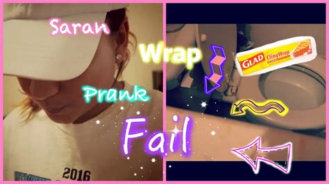 Saran Wrap Toilet Prank Fail Youtube