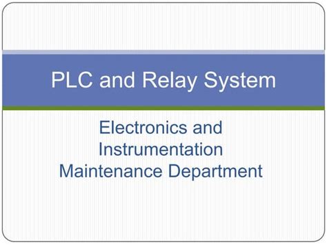 plc programming fundamentals