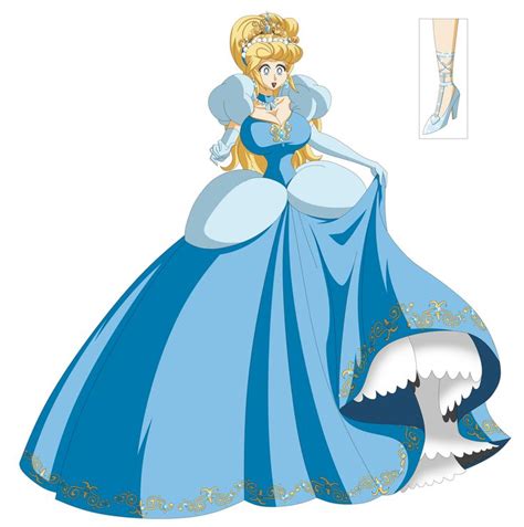 Queen Cinderella Perrault Chibi Cinderella Disney Princess