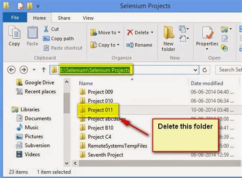 Selenium By Arun 163 Deleting The Java Project From Eclipse Ide Workspace Path