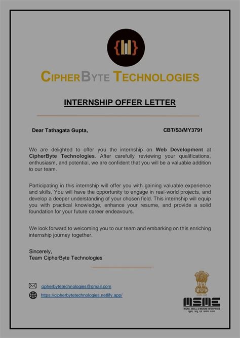 Tathagata Gupta On Linkedin Cipherbytetech Internship Webdevelopment Softwaredevelopment