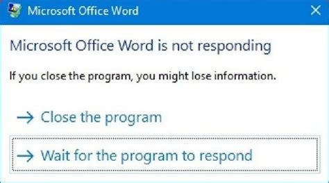 Microsoft Word Not Responding How To Fix And Save Document Microsoft Office Word Office