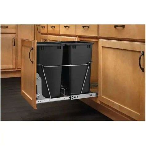 Rev A Shelf RV Series Bottom Mount Double Bin Trash Can Dutch Goat